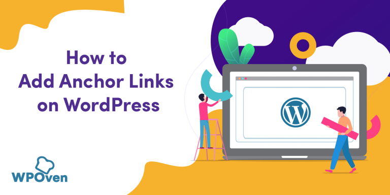 How to add WordPress anchor links