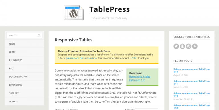 12 Best WordPress Table Plugins Compared To Choose [2022]