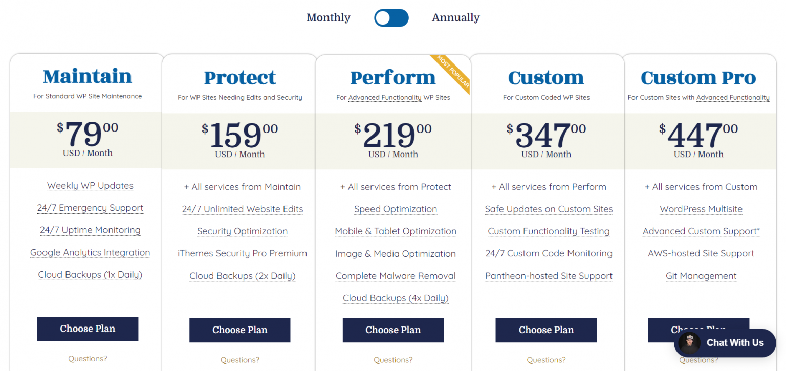 5 Best WordPress Maintenance Packages for Your Website