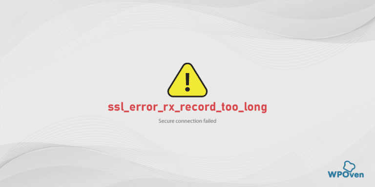 How to fix SSL_ERROR_NO_CYPHER_OVERLAP Error?