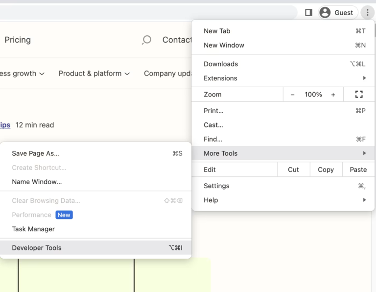 How to Inspect Element in Chrome, Safari, and Firefox?