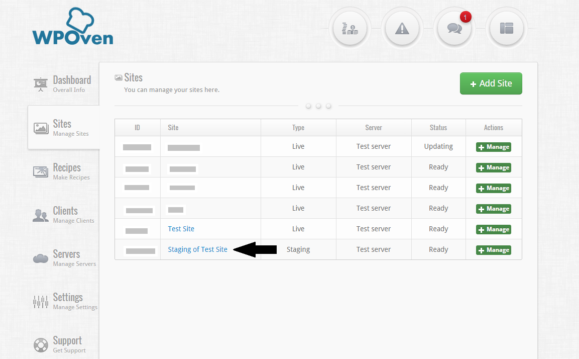 How do I create a Staging / Test site ? - Managed WordPress Hosting